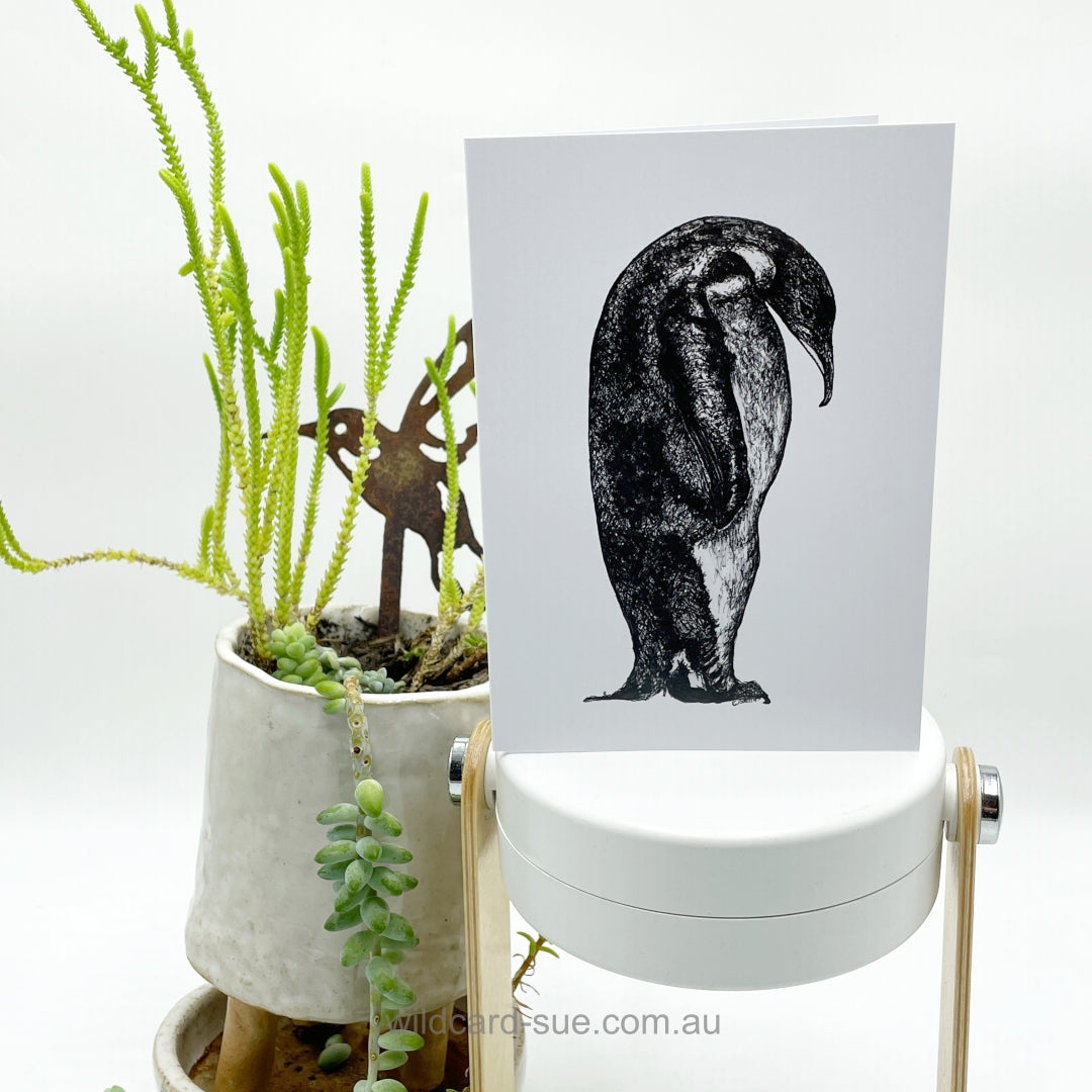 Penguin card- Peter the Penguin – Wildcard-Sue